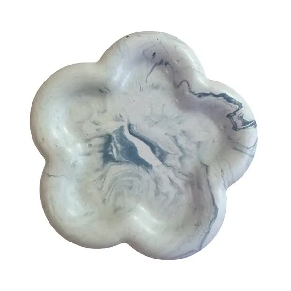 BY SHAX Flower Power Chunky Coaster Duck Egg