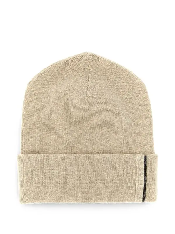 Brunello Cucinelli Cashmere Beanie - Beige