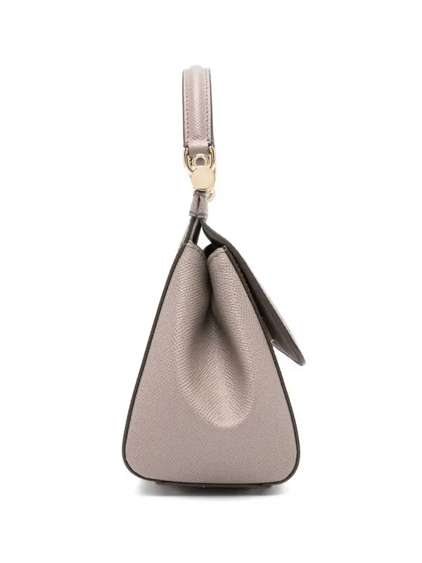 Dolce & Gabbana Sicily Medium Leather Handbag - Grey