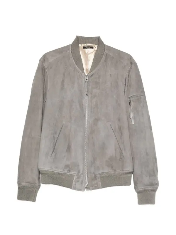 TOM FORD Suede Leather Bomber Jacket