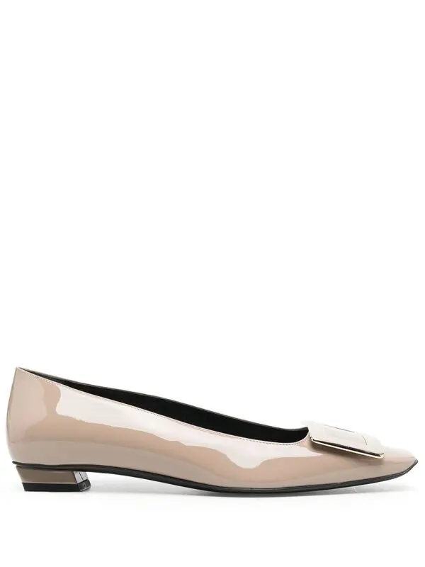 ROGER VIVIER Belle Vivier Leather Ballets