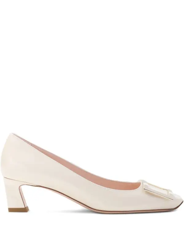 ROGER VIVIER Trompette Leather Pumps