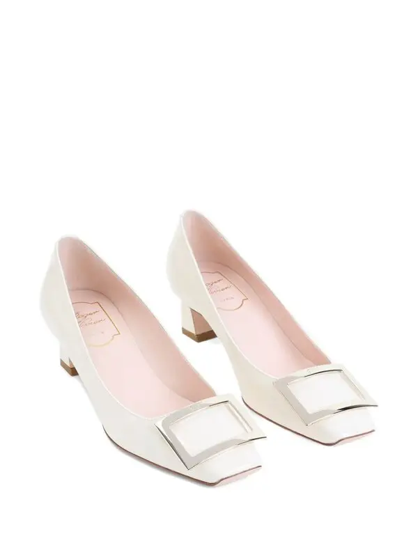 ROGER VIVIER Trompette Leather Pumps