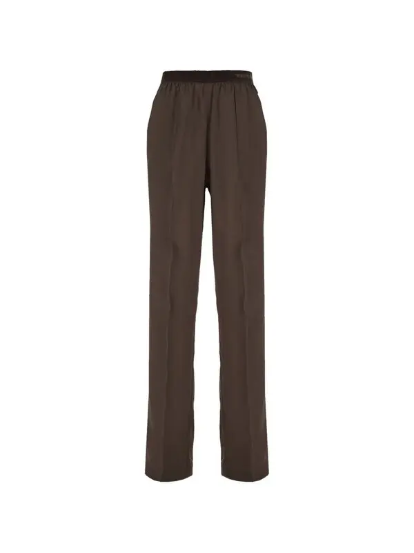 TOM FORD Silk Pajama Trousers - Brown