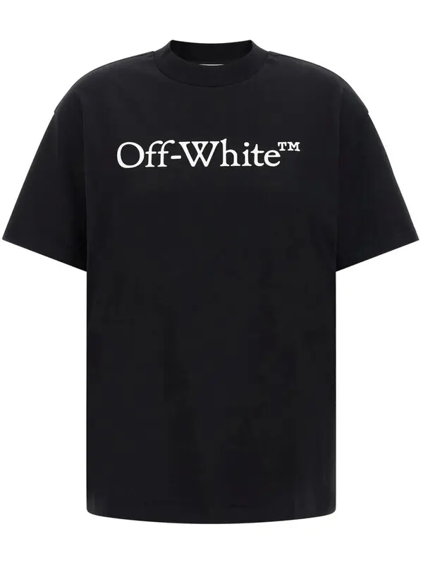 Off-White T-shirt Big Logo Bookish Regular