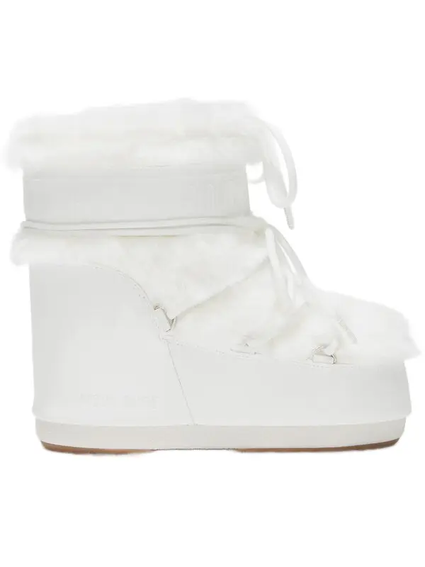 Moon Boot Mb Icon Low Faux Fur - White