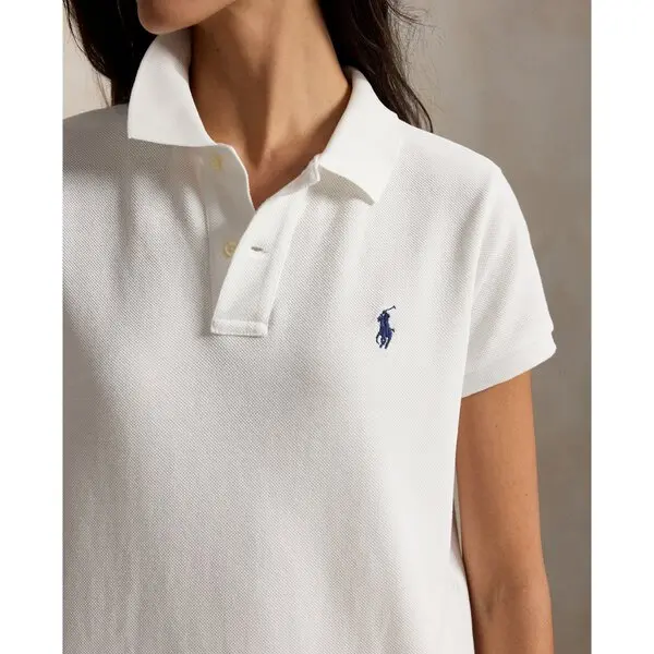 Ralph Lauren Cotton Mesh Polo Maxi Dress With Embroidered Pony