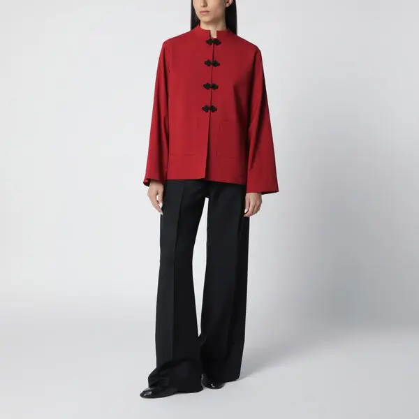 RÓHE Carmine Wool Jacket With Pankou Closure