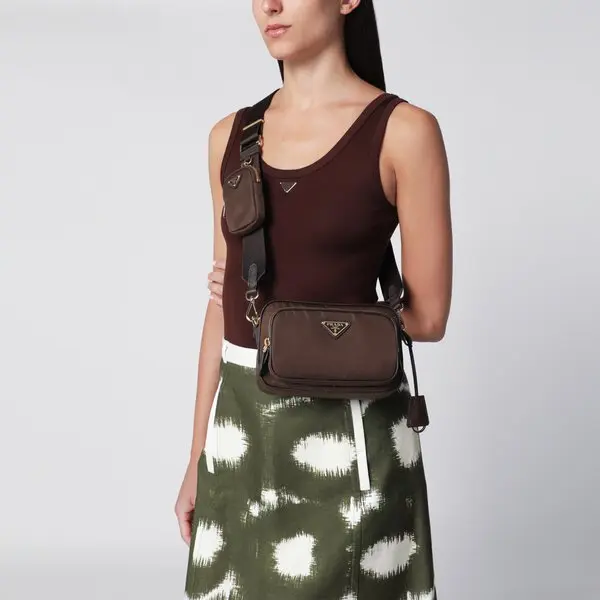 Prada Re-nylon Crossbody Bag With Removable Pouch