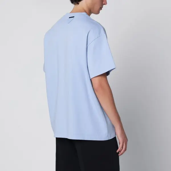 Prada Sky Blue Cotton T-shirt