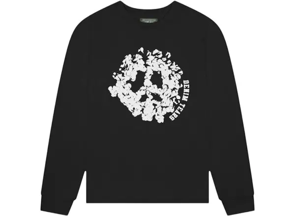 DENIM TEARS Peace Wreath Long Sleeve Tee Shirtin