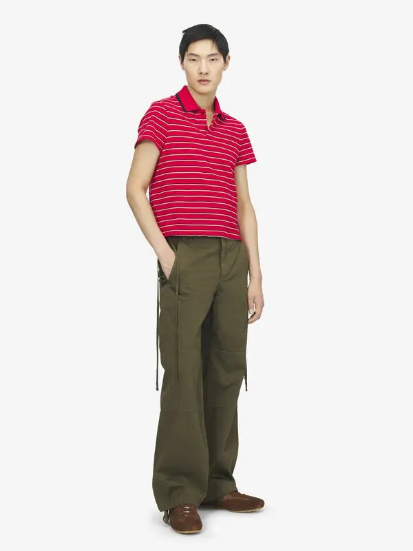 Alexander McQueen Striped Polo Shirt