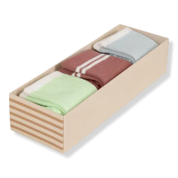 YOUR REFORMER Crew Socks 3 Pair Bundle - One-color