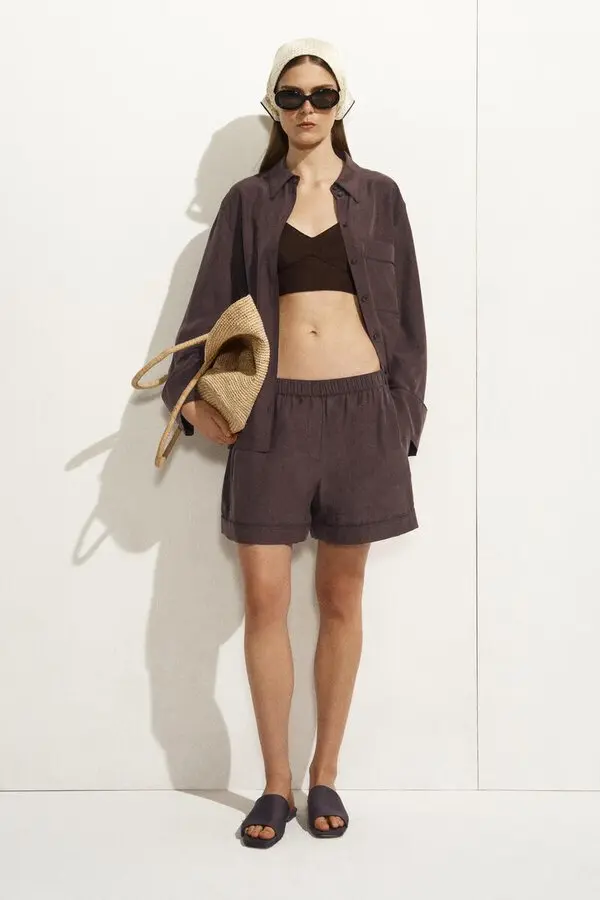 Cos Washed-silk Shirt