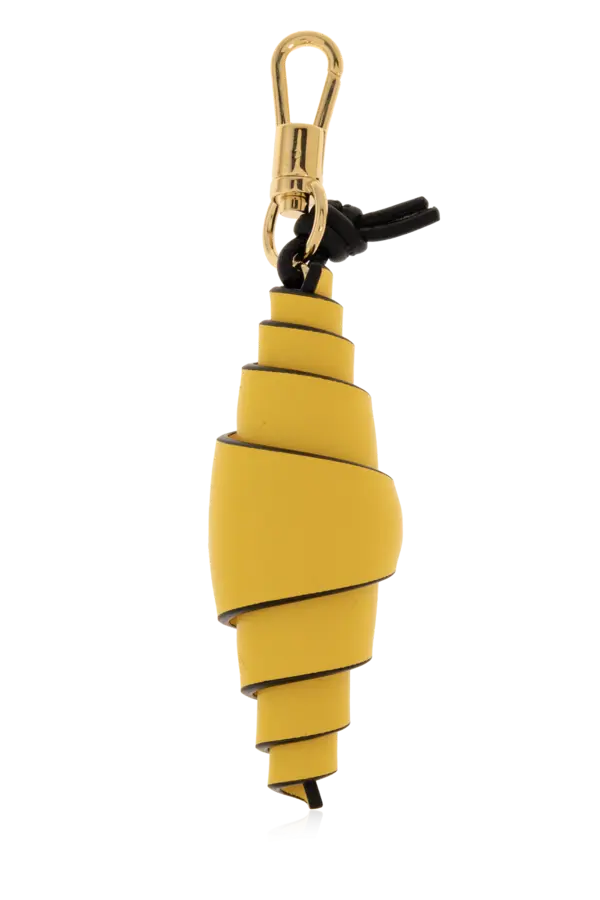 Givenchy Leather Keychain - Yellow