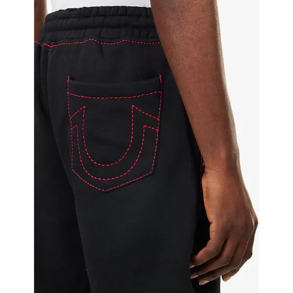 True Religion Buddha Logo Cotton Blend Shorts