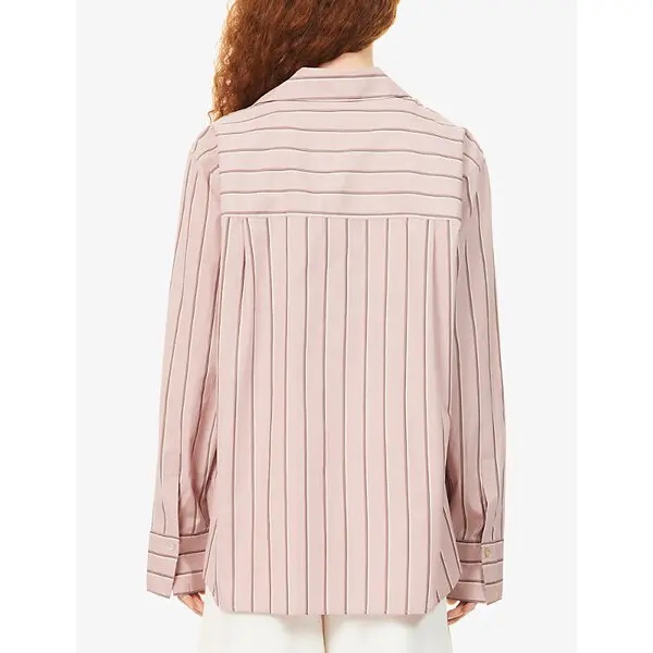 Vince Striped Relaxed-fit Cotton Shirt