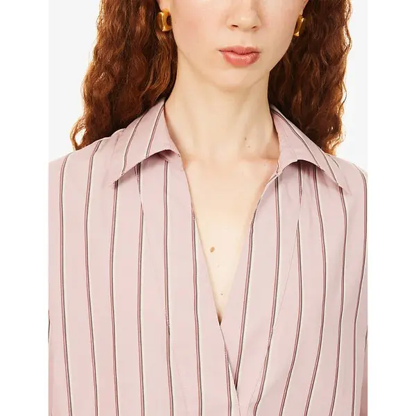 Vince Striped Relaxed-fit Cotton Shirt