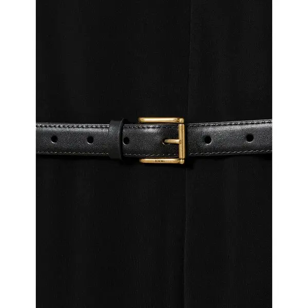 Loewe Draped Open-back Jersey Maxi Dress