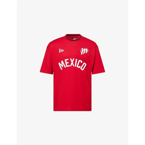 New Era Mexico Embroidered Woven Top