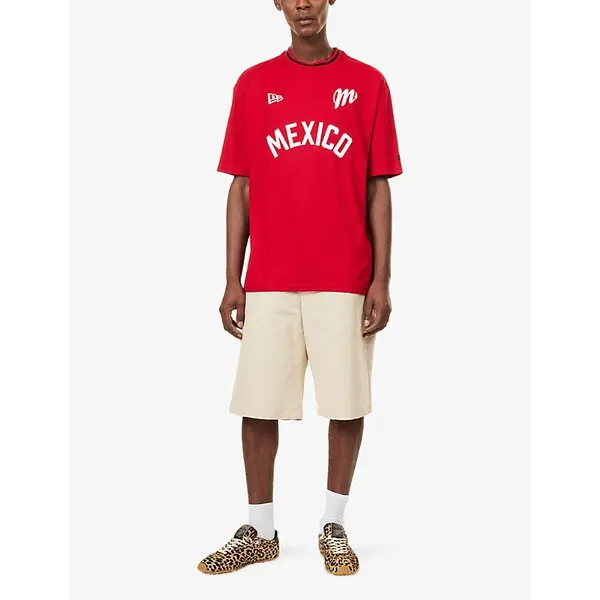 New Era Mexico Embroidered Woven Top
