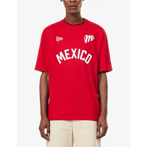New Era Mexico Embroidered Woven Top