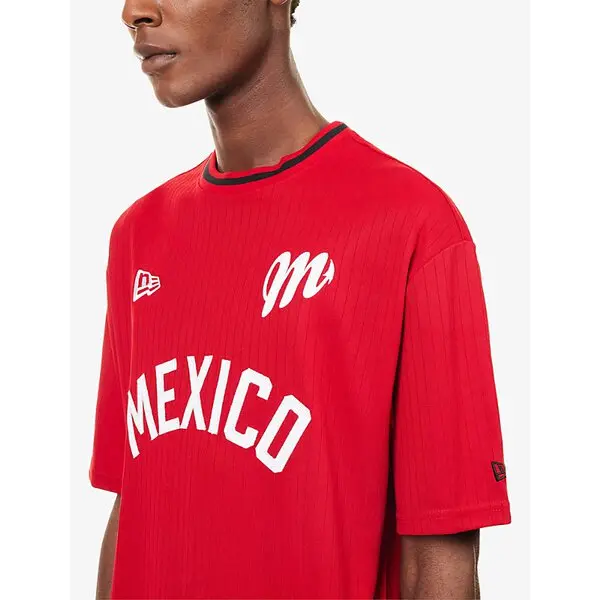 New Era Mexico Embroidered Woven Top