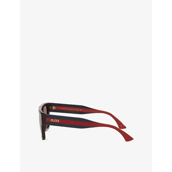 Gucci Rectangle Acetate Sunglasses