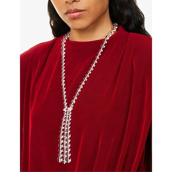 MOSQUITO Rock-crystal Beaded Necklace