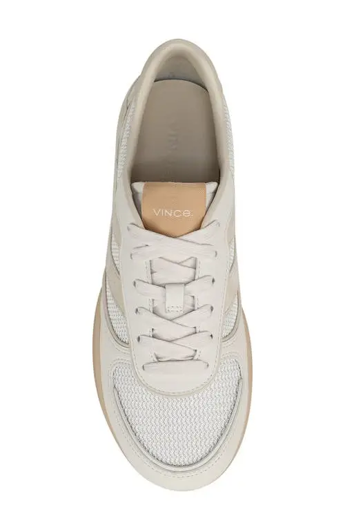 Vince Echo Trainer Leather Sneaker - Milk/moonlight