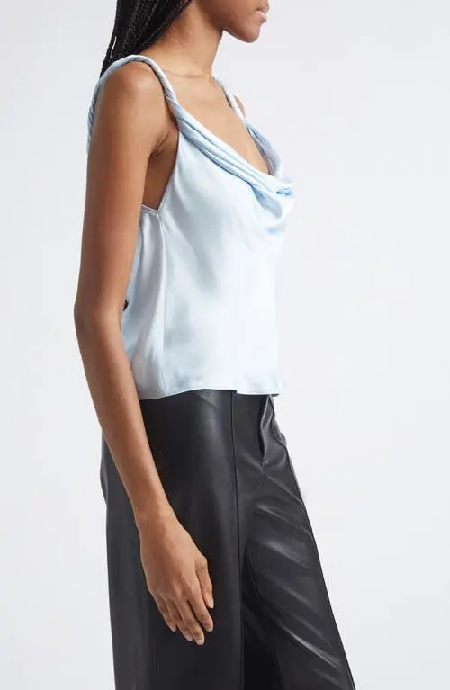 Alice + Olivia Monique Twist Strap Satin Camisole