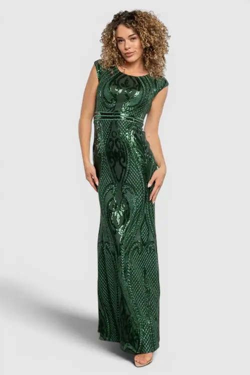 BALTIC BØRN Alessia Sequin Gown