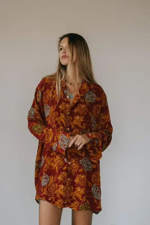 SUN CHILD Merlin Boyfriend Shirt