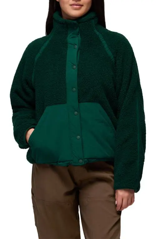 Prana Encinitas Fleece Jacket - Root Green