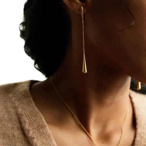 MEIDEYA Teardrop Dangle Chain Earrings