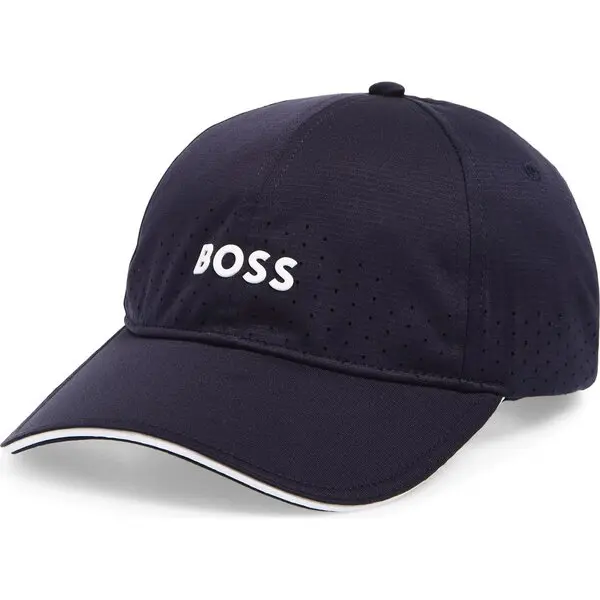 BOSS Perforated Baseball Cap - Dark Blue
