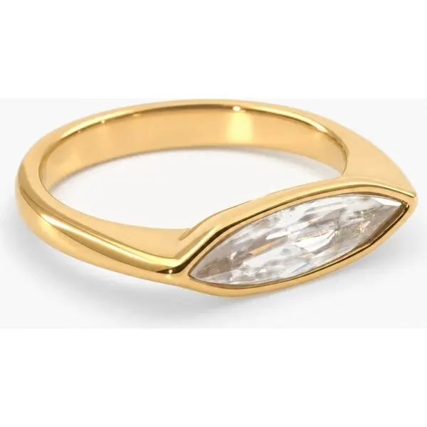 MEIDEYA Marquise Sleek Ring - Gold