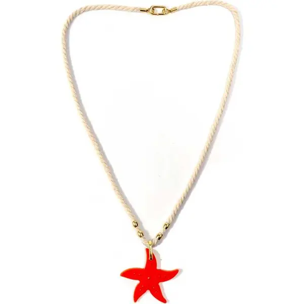 BY LILLA Rope Starfish Necklace