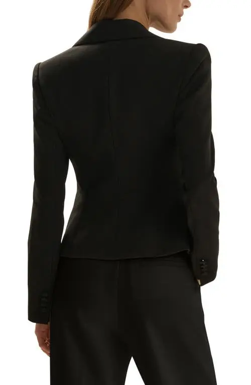 FAVORITE DAUGHTER The Favorite Cropped Blazer - Black