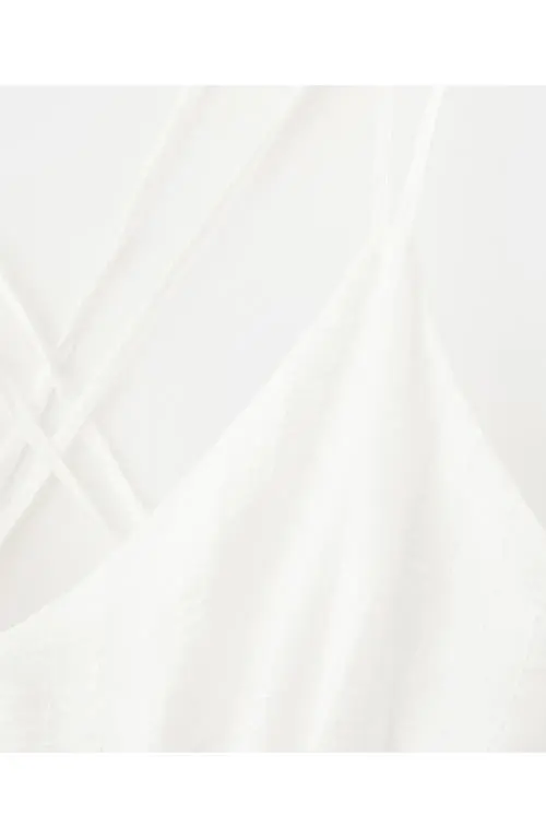 Mango Ruffled A-line Dress With Strappy Back