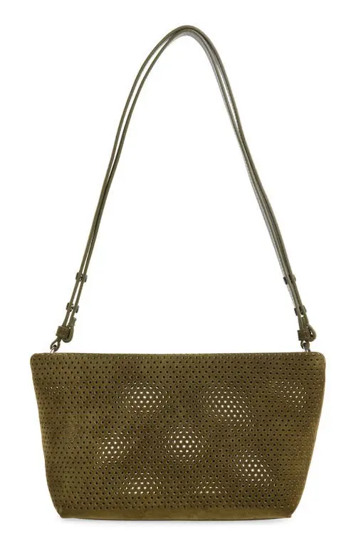 Proenza Schouler Bond Perforated Suede Shoulder Bag