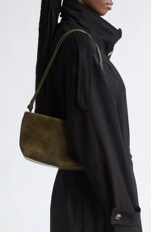 Proenza Schouler Bond Perforated Suede Shoulder Bag