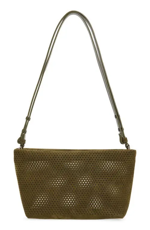 Proenza Schouler Bond Perforated Suede Shoulder Bag
