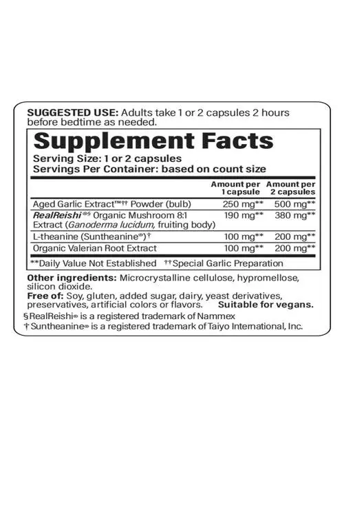 KYOLIC Sleep Mushroom Supplement For Restful Sleep And Relaxation 30 Capsules