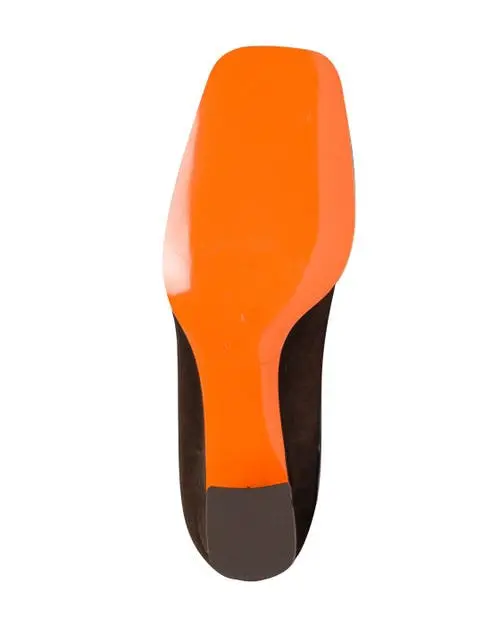 Santoni Suede High-heel Pump