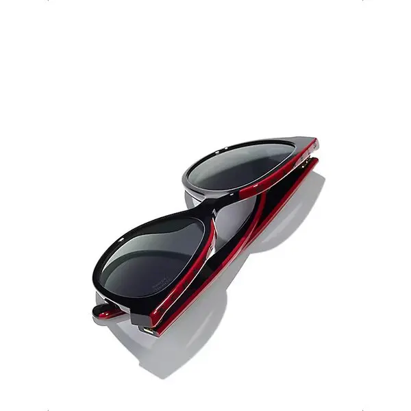 Chanel Square Acetate Sunglasses - Black