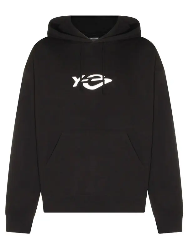 Y3 Hooded Sweatshirt In French Terry - Black