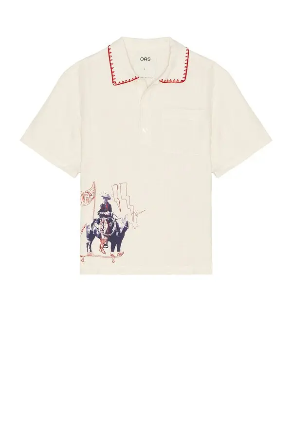 Oas Bronco Girona Shirt In Cream