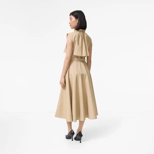 Burberry Cotton Poplin Midi Dress