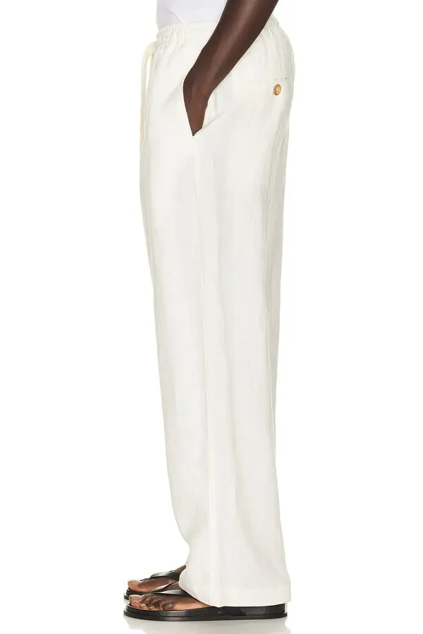 Commas Wide Leg Linen Trousers